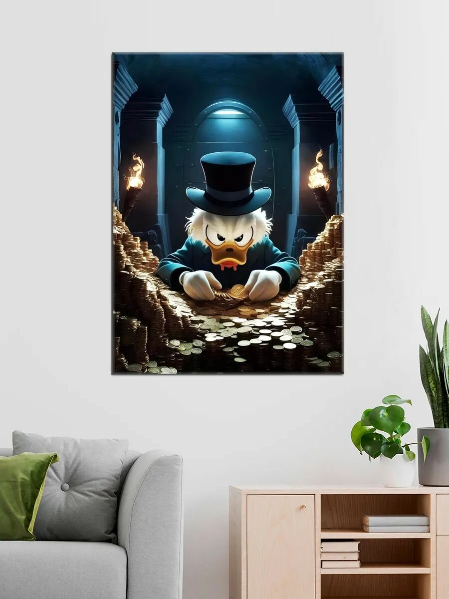 Картина на стену "Скрудж Макдак", 50х70 см