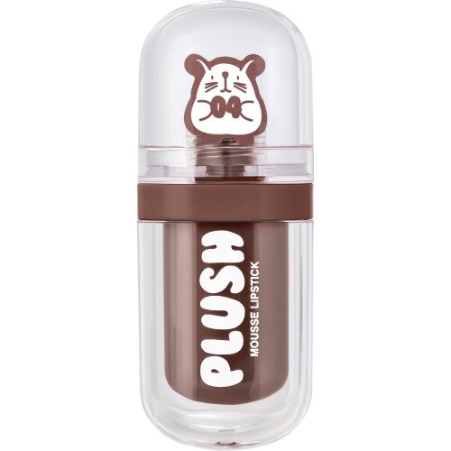 Помада Beauty Bomb для губ муссовая / Mousse Lipstick «Plush», тон 04, дымчатый серый, 2.5 мл