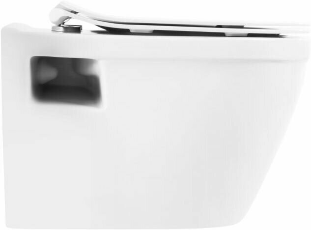 Унитаз подвесной безободковый BelBagno LOTO BB070CHR-SC