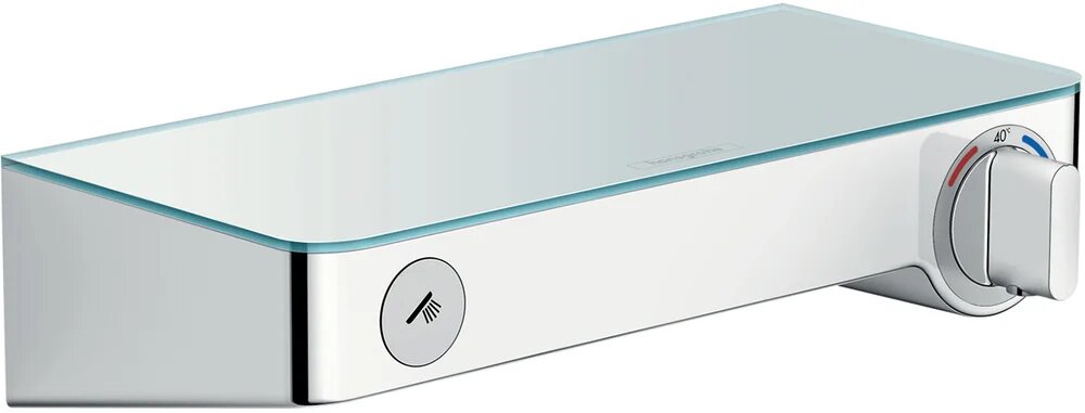 Термостатический смеситель Hansgrohe Ecostat Select 13171000 хром, глянцевый, настенный, латунный, без лейки, смеситель для ванны с душем