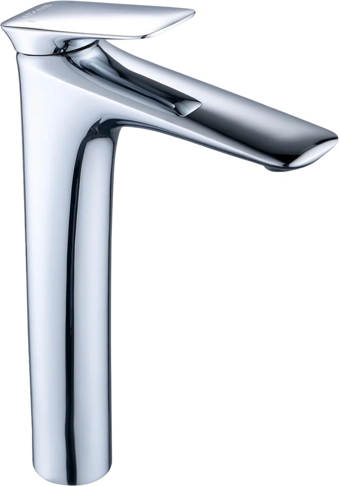 Смеситель для раковины BOND Куб B03-2700 хром, глянцевый, кран для ванной в раковину, из латуни, рычажный, с керамическим картриджем, с функцией экономии расхода