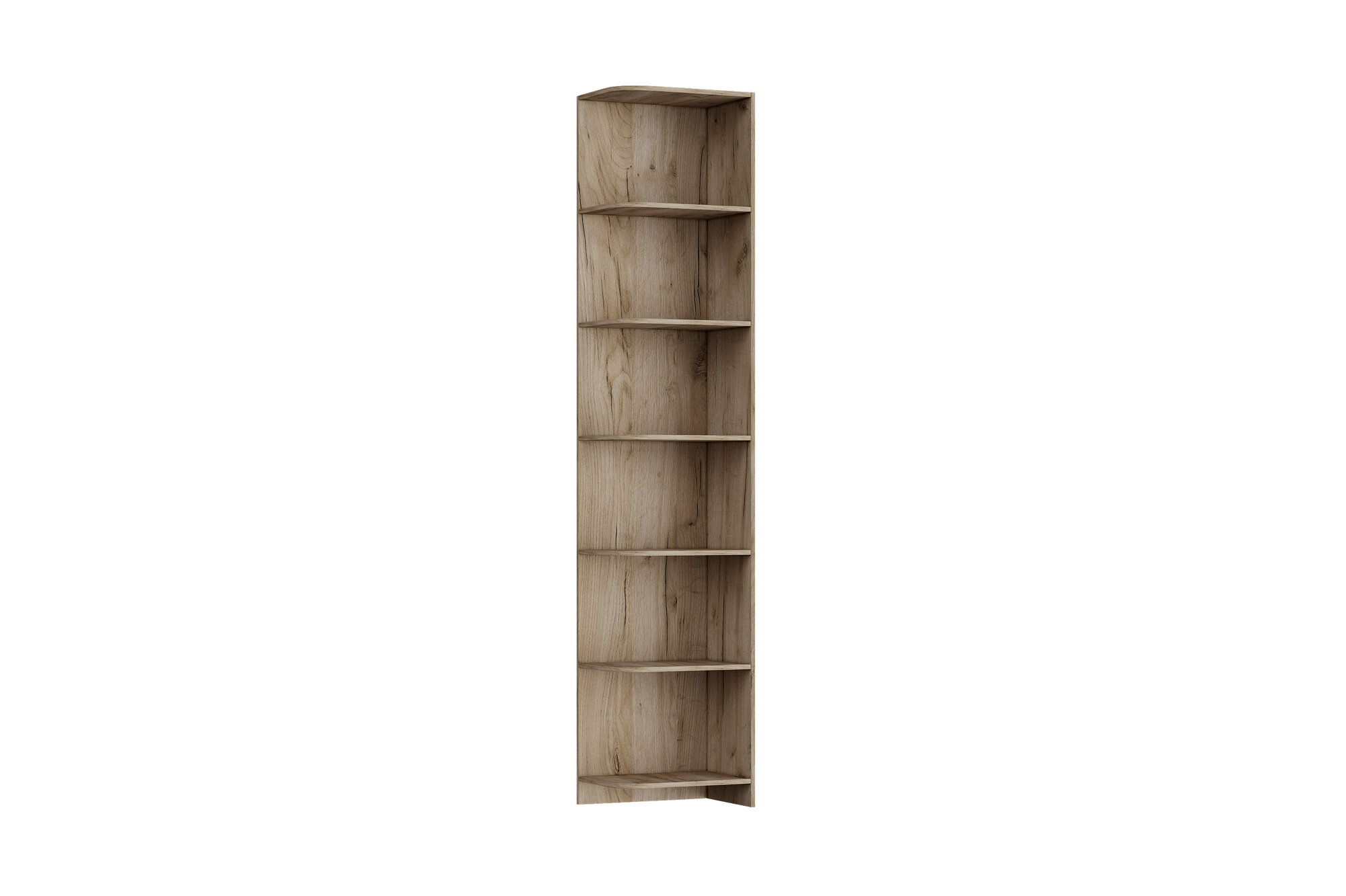 Угловой элемент Гюнтер 350-550-2200 цвет дуб крафт серый левый