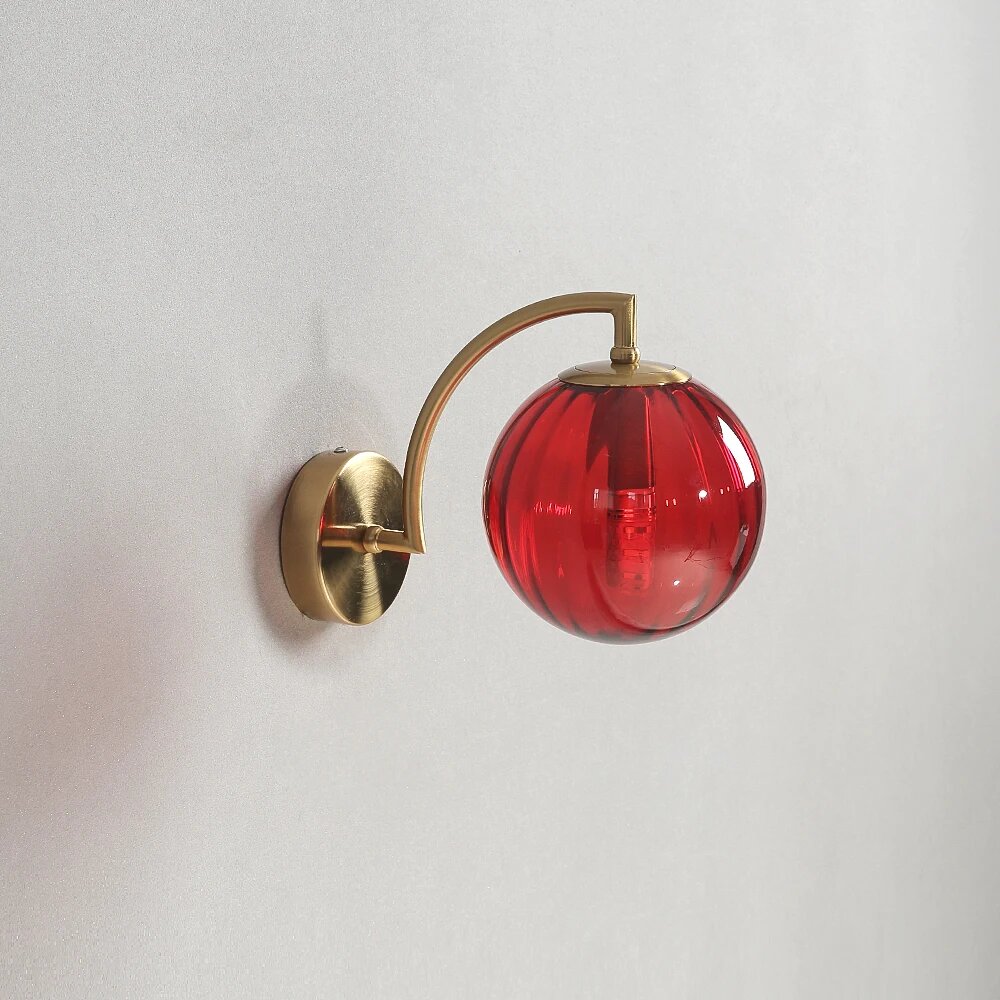 Настенная лампа RUI LZPZ, E14/GU10, современный стиль, красная