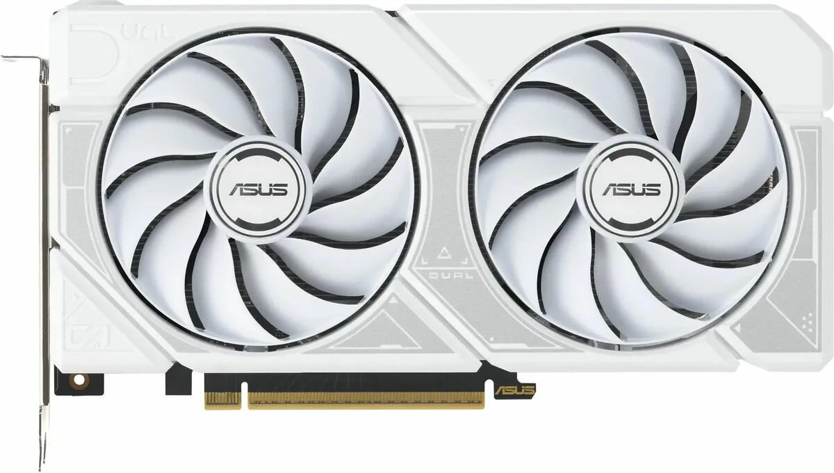 Видеокарта Asus NVIDIA GeForce RTX 5060 Dual White OC 8Gb, GDDR7, Ret (DUAL-RTX5060-O8G-WHITE)