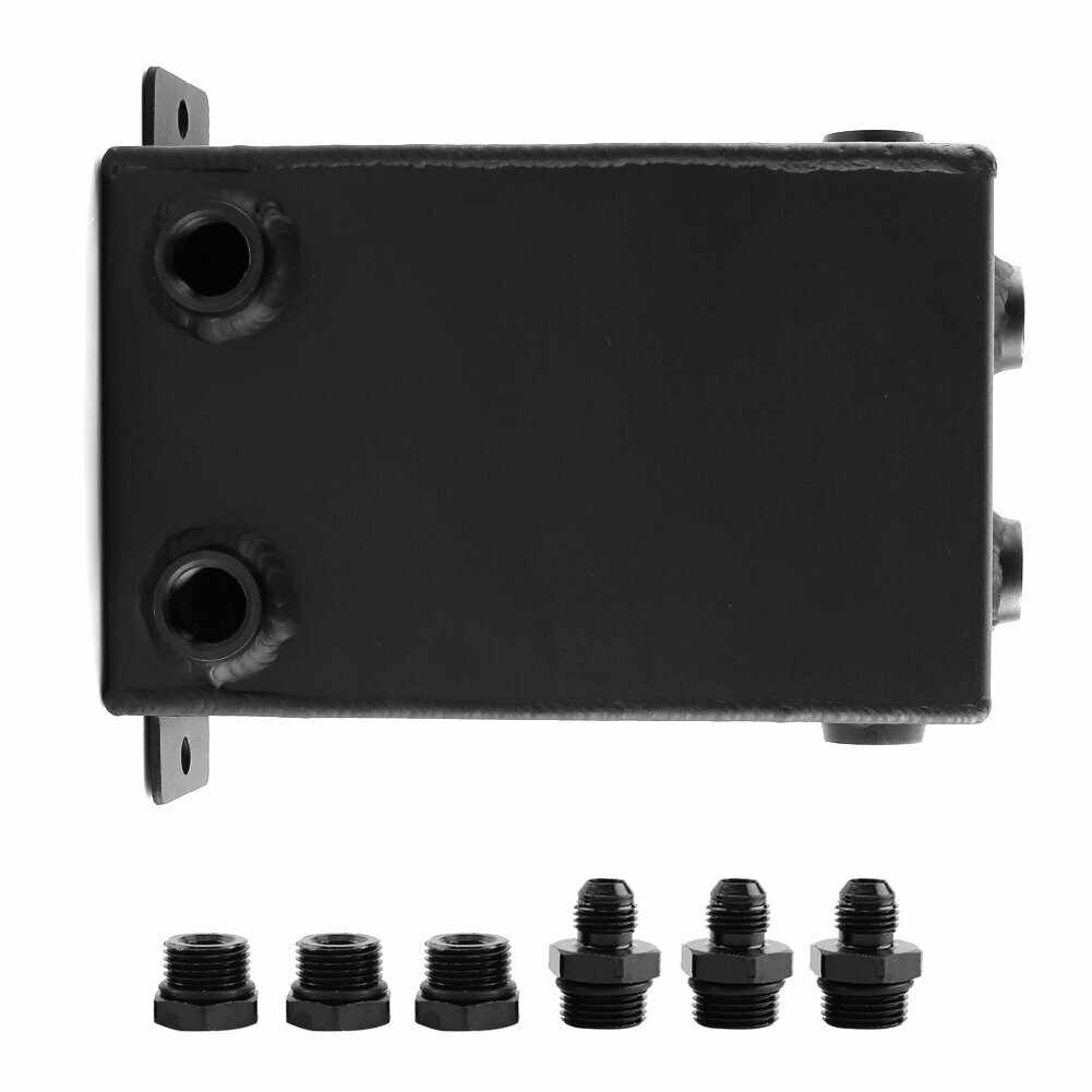 Расширительный Бак Для Топлива Гоночного Автомобиля Объемом 3 Л Может Быть Алюминиевым Автомобильным Инструментом Для Переупаковки Универсальный Черный