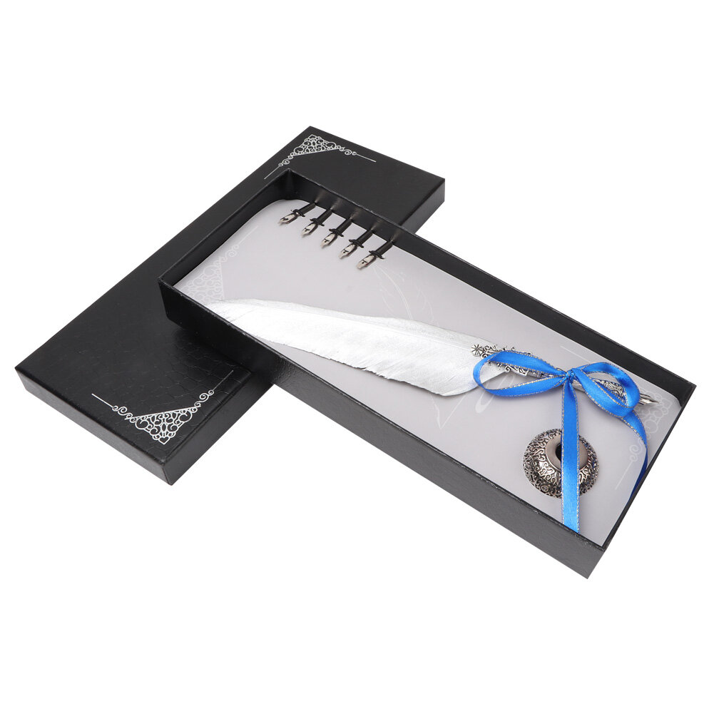 Классический винтажный фонтан Перо перо перо пера с пером подпись спинку