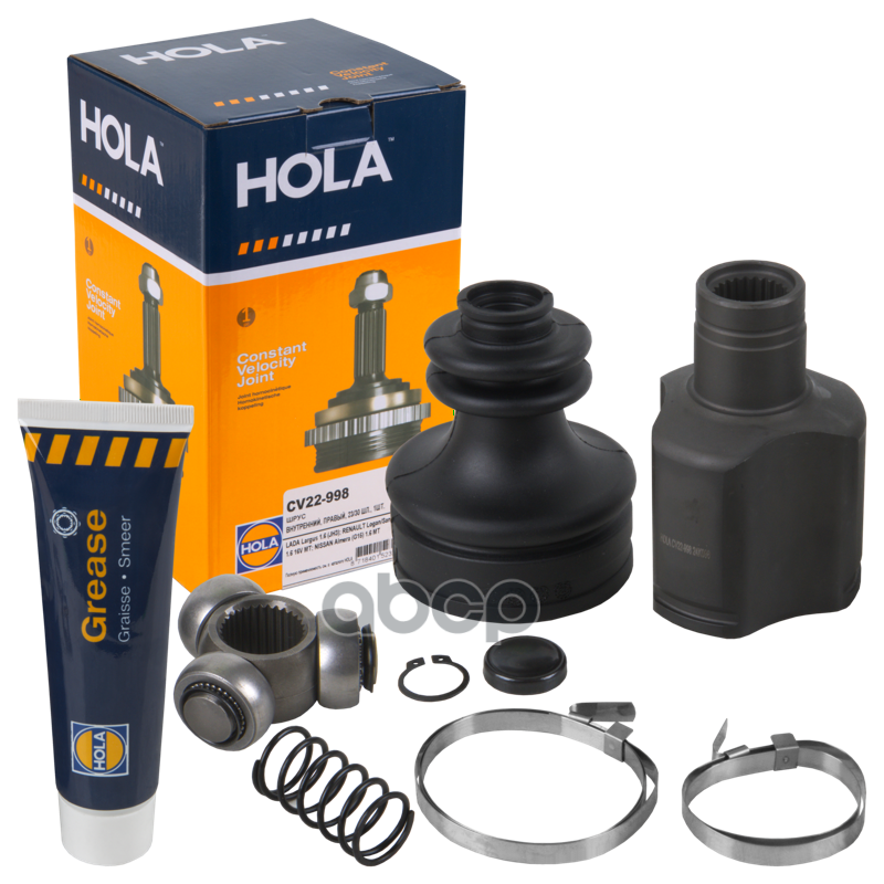 ШРУС, внутренний, правый, 23/30 шл, LADA Largus 1.6 (JH3) RENAULT Logan/Sandero 1.6 16V MT NISS HOLA арт. CV22998