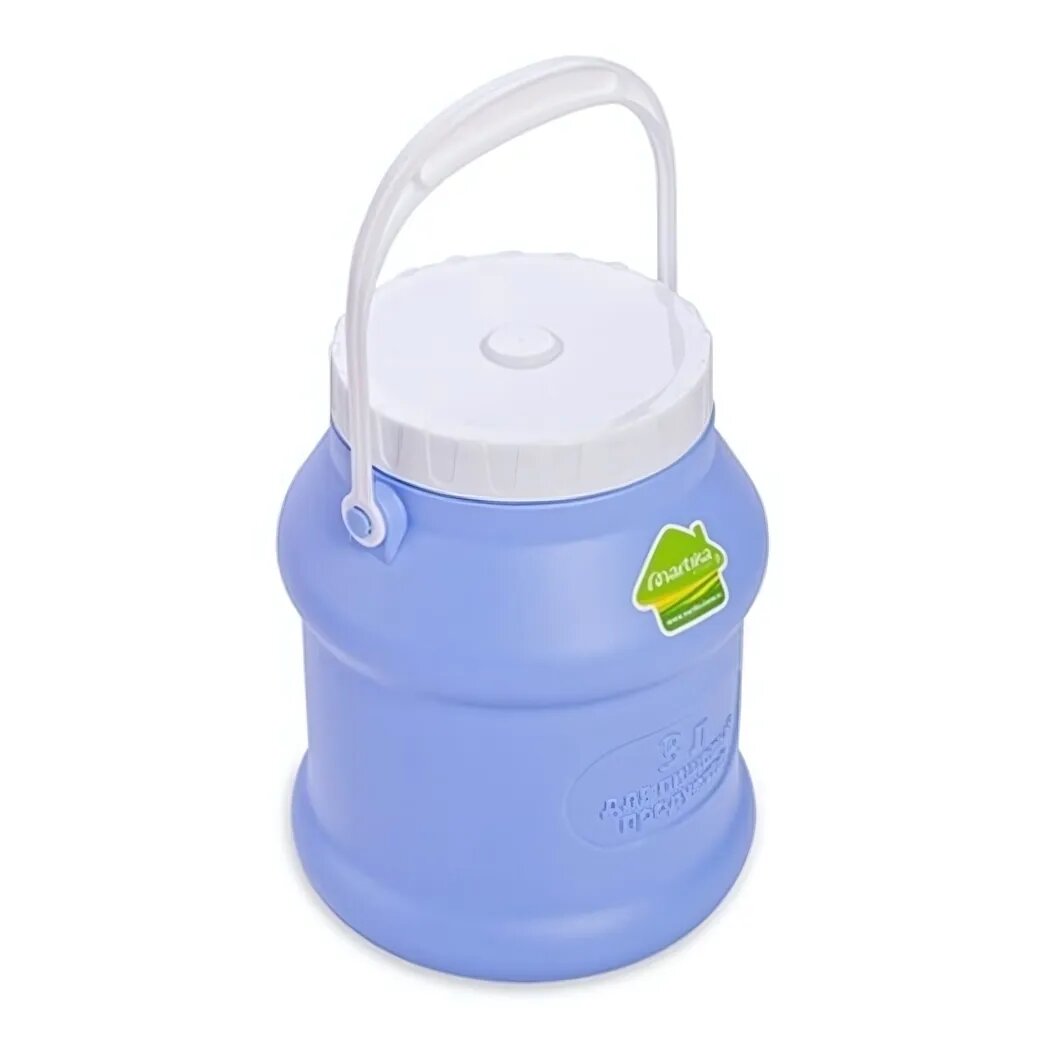 Бидон пластиковый «Просперо» 3л, фиолетовый, герметичный, с ручкой