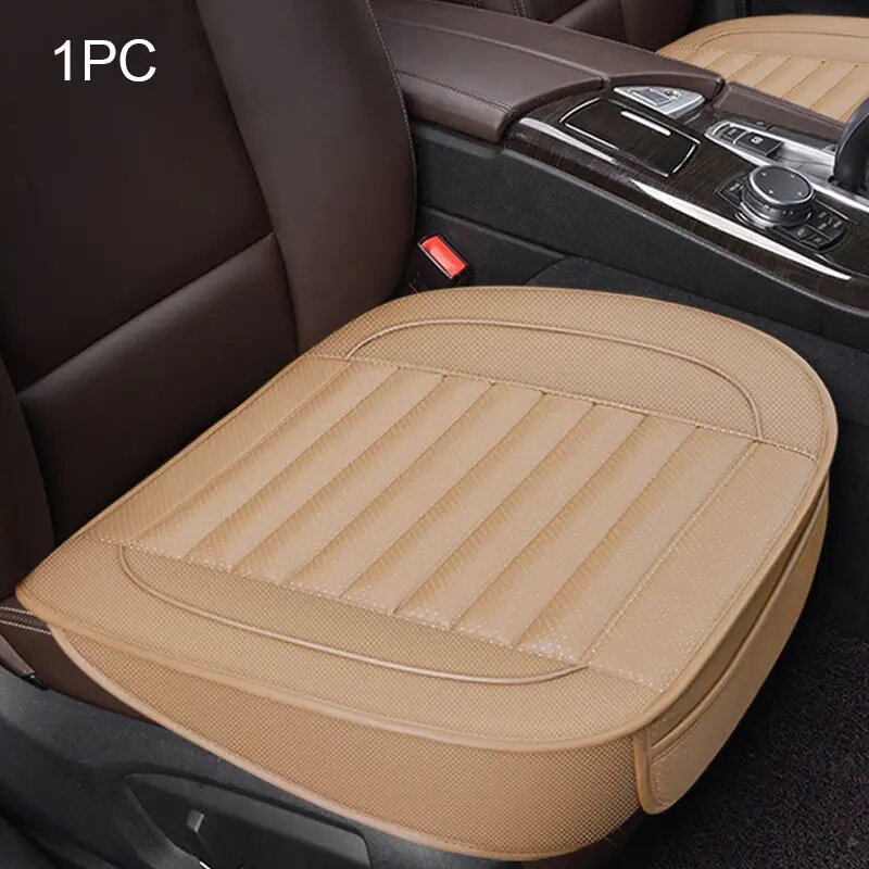 SEAMETAL автомобильный чехол на сиденье из искусственной кожи, внутренние Beige front 1pc