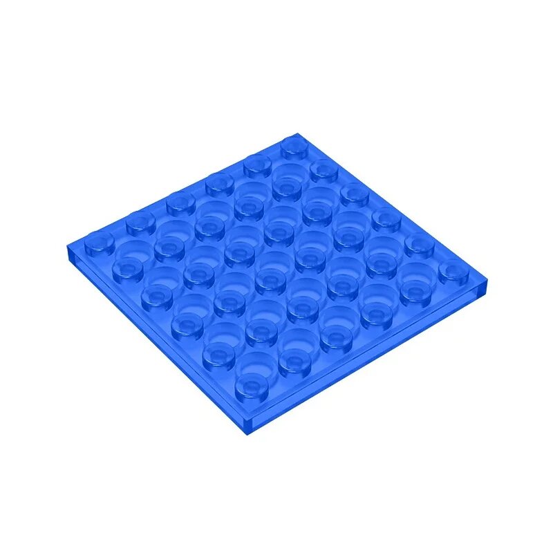 Gobricks GDS-523 пластина 6x6 Синий, 150