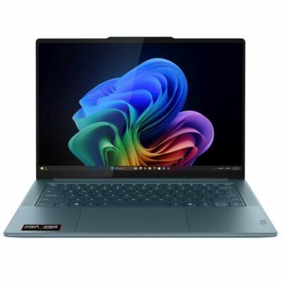 Ноутбук Lenovo Yoga Pro 7 14AKP10 14.5" (2944x1840) OLED, AMD Ryzen AI 7 350, 32GB LPDDR5x, 1TB SSD, Radeon 860M, Windows 11, turquoise (83KG0014RK)