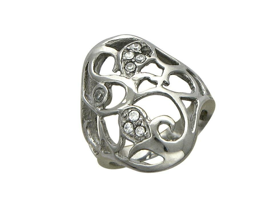 Кольцо Эстет, фианит, циркон