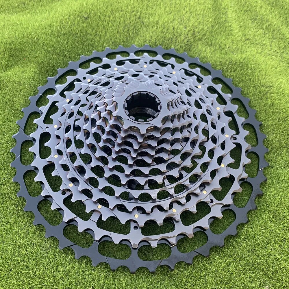 SPEDAO Велосипедная кассета 12 скоростей 10-50T сталь Зеленый, Dark gray 10-50T