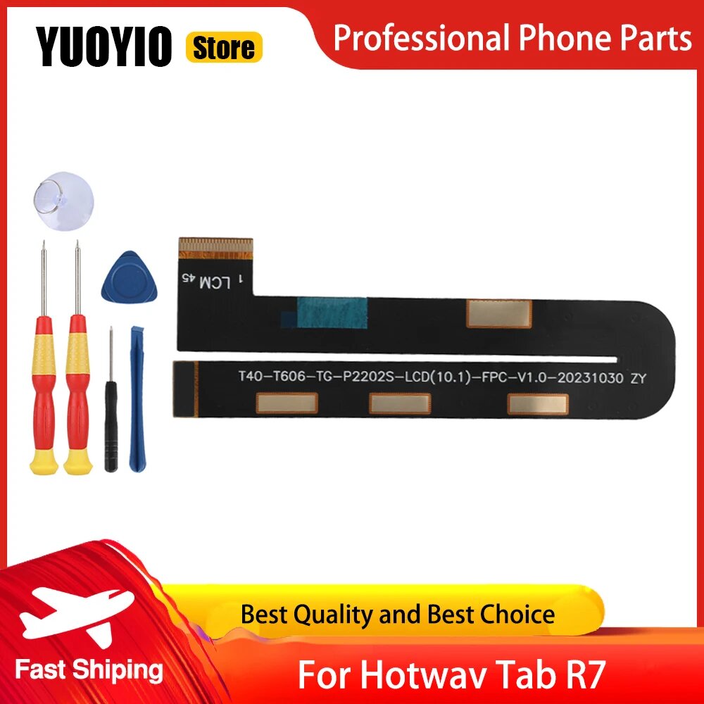 100% новый оригинальный кабель-адаптер для материнской платы FPC для Hotwav Tab R7 Tab R9 Pro, кабель для материнской платы, замена бесплатных инструментов Tab R7