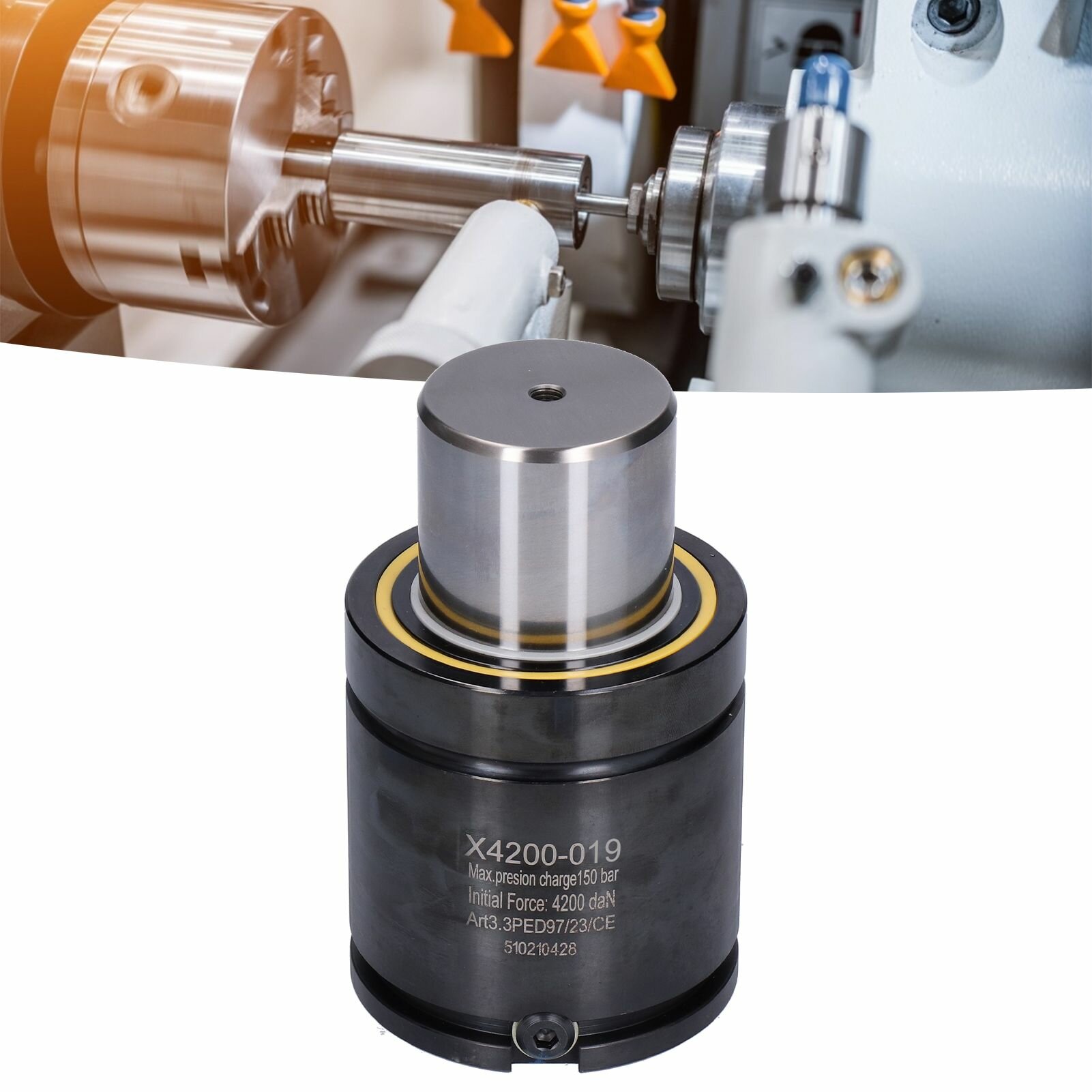 Баллон с пружинным сжатием азота 42000N (серия x4200-019)