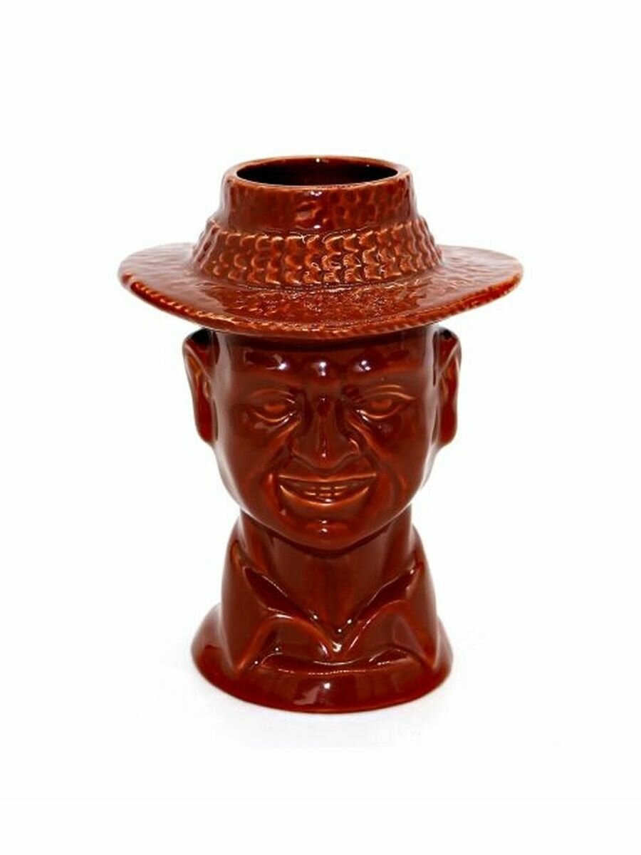 Коктейльный бокал, стакан барный "Тики", керамика, 400 мл, для коктейлей, сока, лимонада.