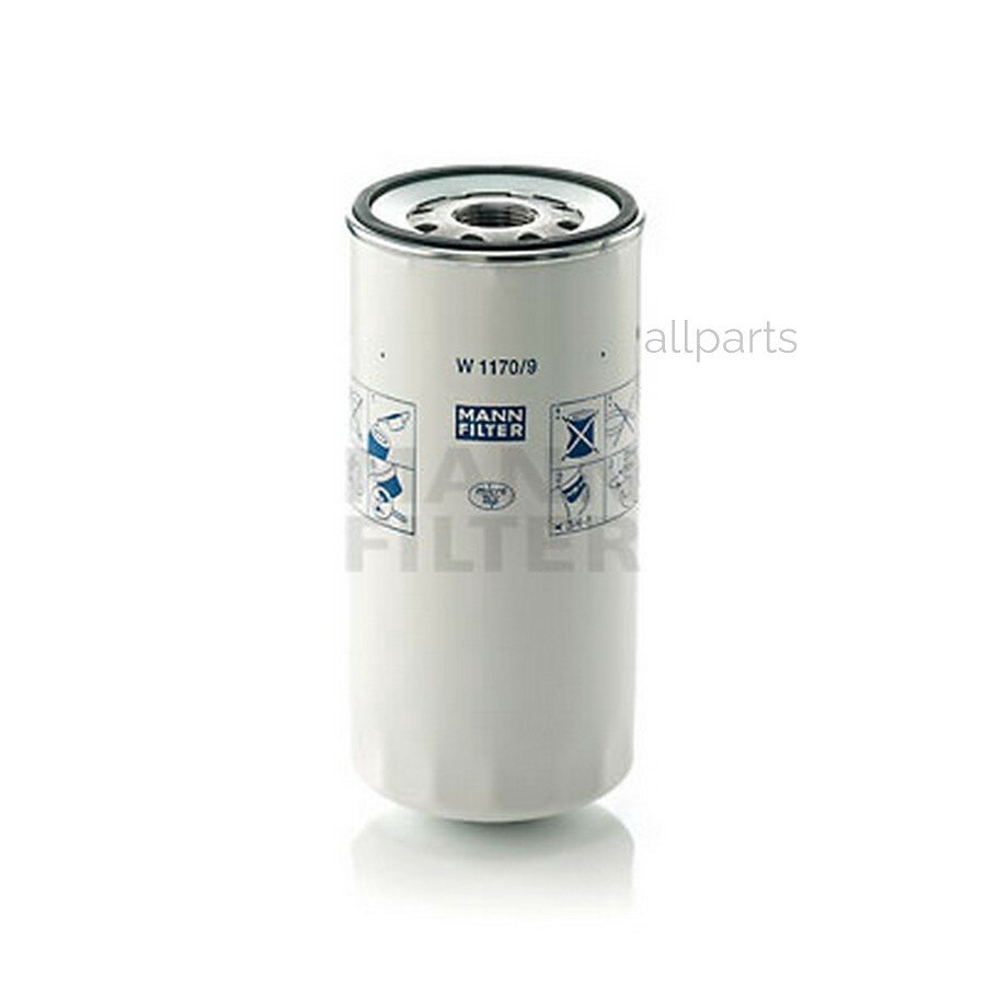 MANN-FILTER W1170/9 Фильтр масляный