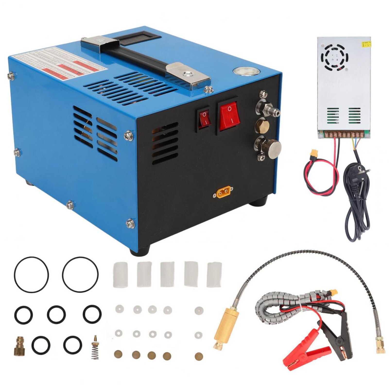 Портативный PCP компрессор высокого давления 4500PSI/30Mpa, EU Plug