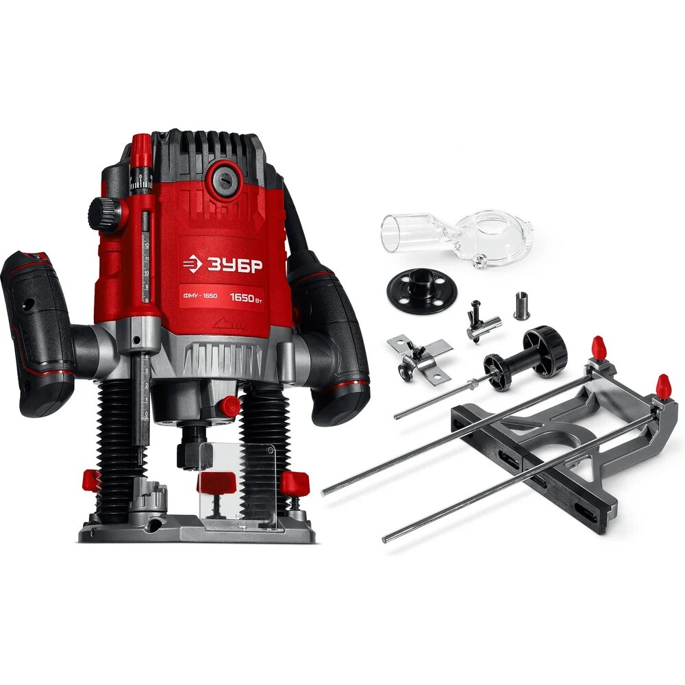 Универсальный фрезер ЗУБР 1650 Вт, 50 мм ФМУ-1650, 50 мм, из дерева
