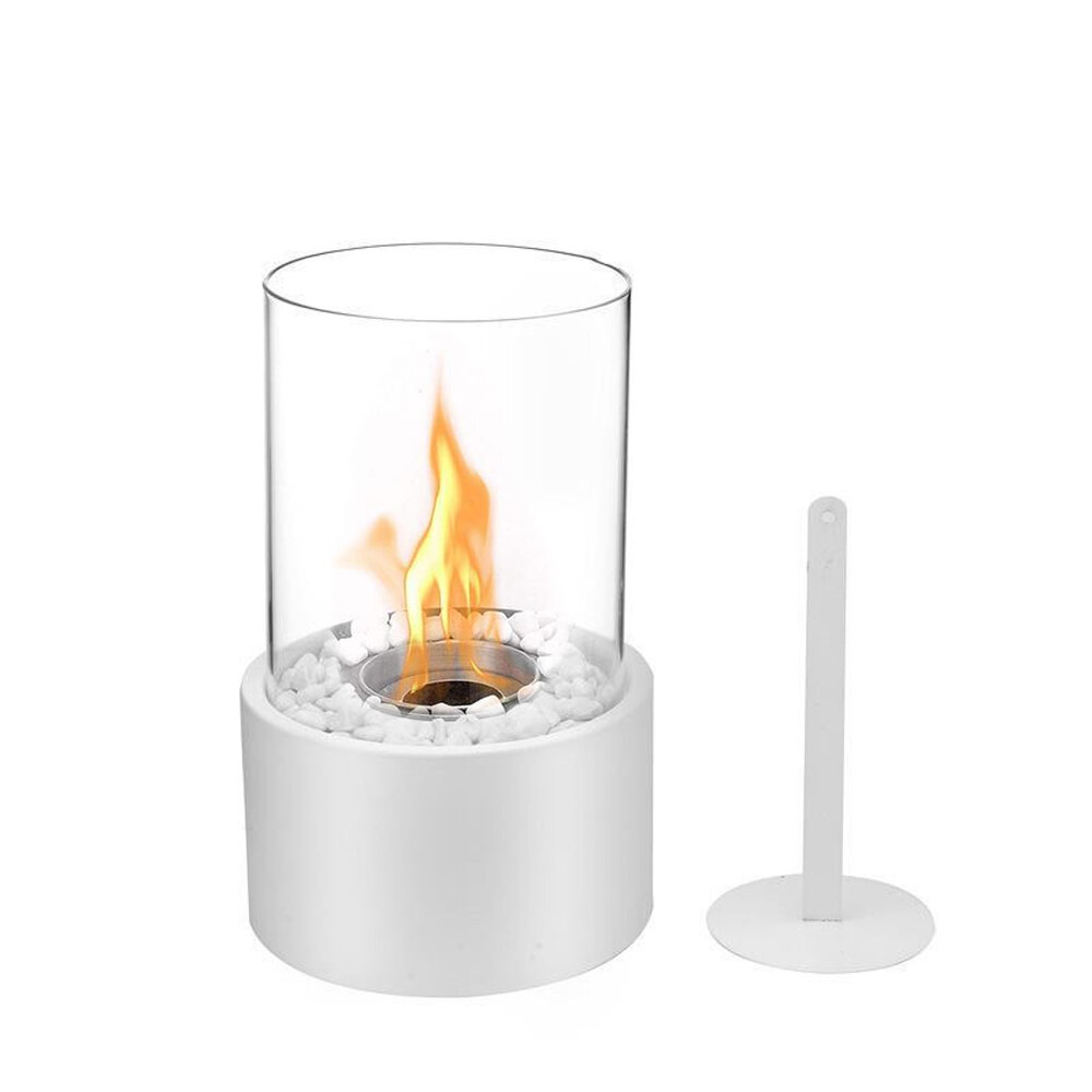 Открытый камин Настольная портативная чаша для огня Горшок с этанолом Камин Безвентиляционный камин