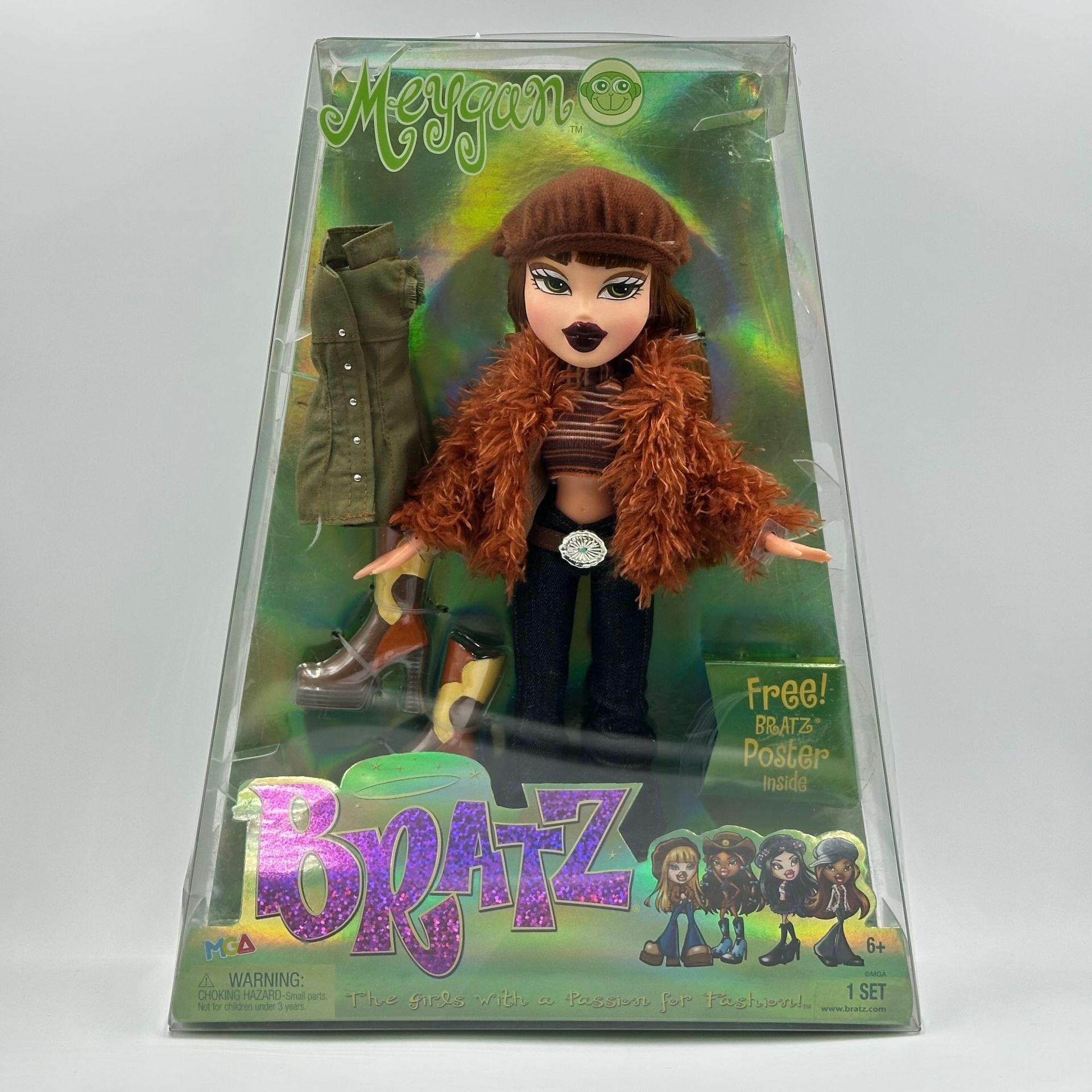 Кукла BRATZ с подвижными суставами и радужными волосами игровой набор для девочек 4+ лет в цветной коробке