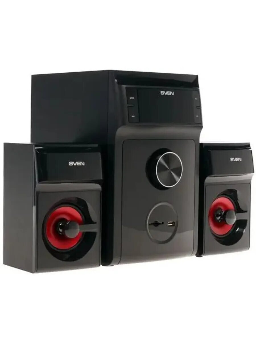 Колонки MS-302 SV-013554 черный - 2.1, 30 Вт