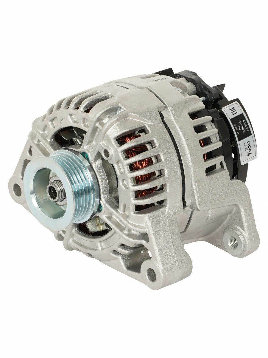 Генератор для а/м Opel Corsa D (06-) 1.0i/1.2i/1.4i/Astra H (04-) 1.4i 100A, STARTVOLT LG2102