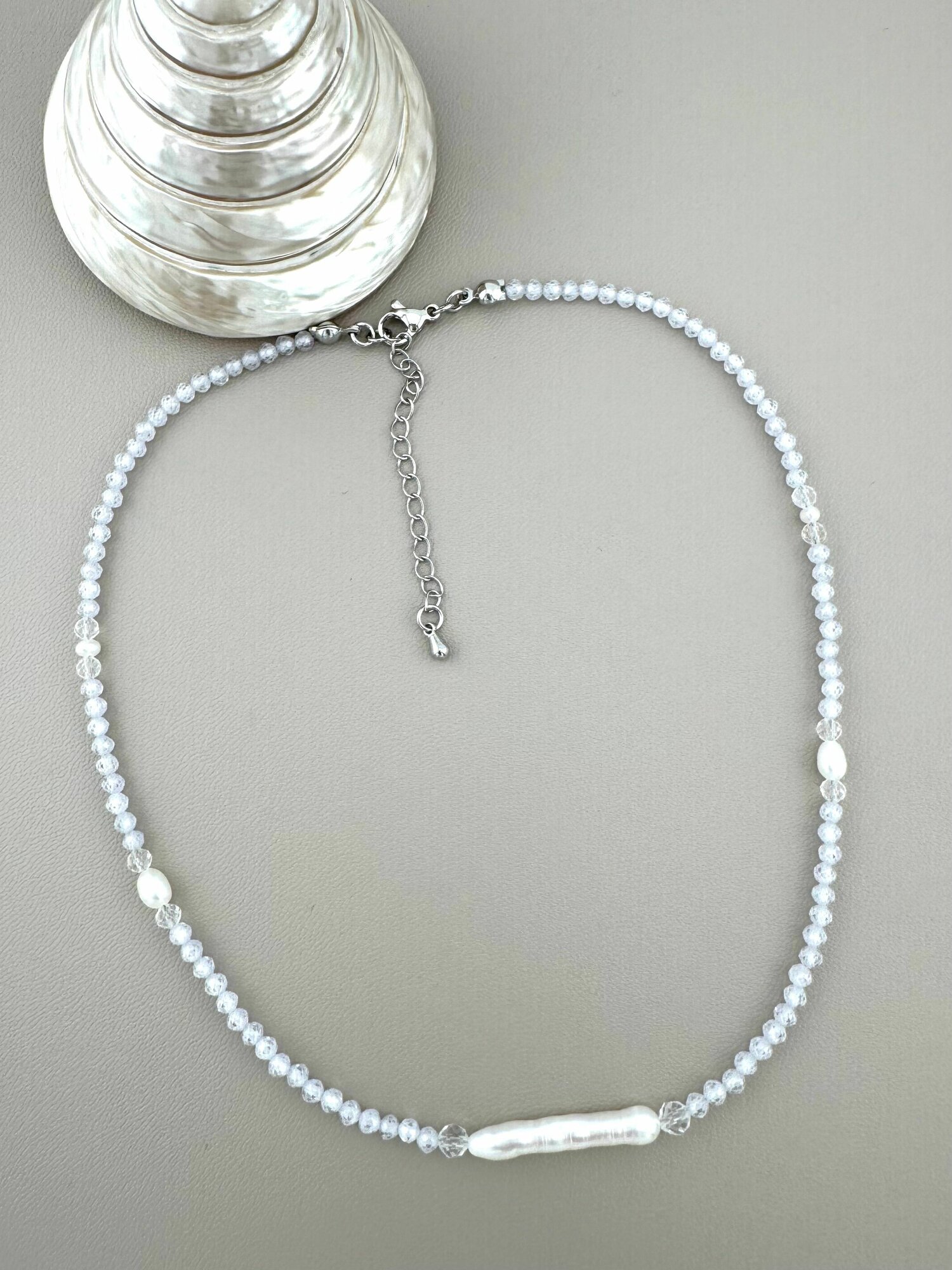 Чокер, циркон