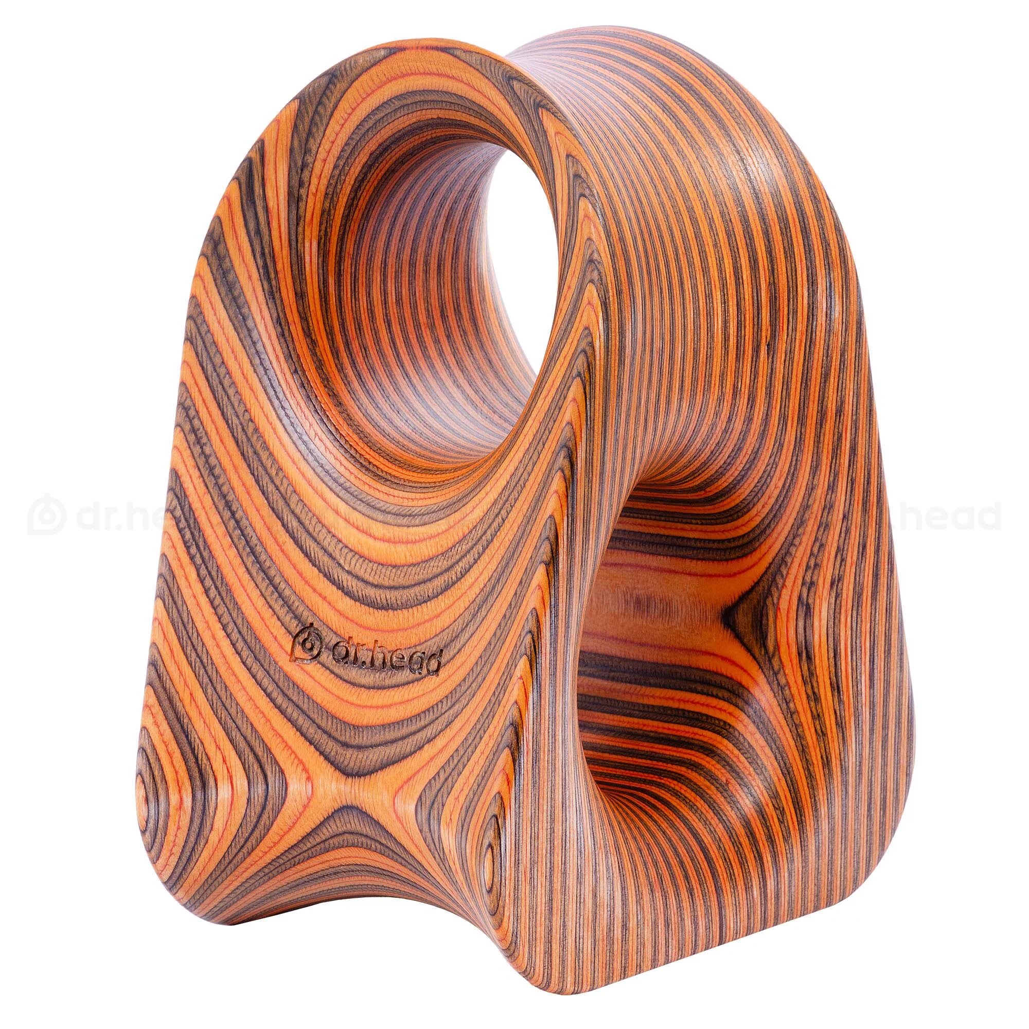 Подставка под наушники Under Wood Тайфун 1 orange/black, слои 3+3, черный, оранжевый