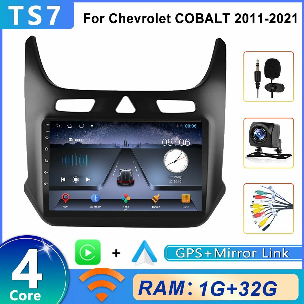 Штатная автомагнитола Ford Шевроле Кобальт/Chevrolet Cobalt Android Carplay WiFi Bluetooth