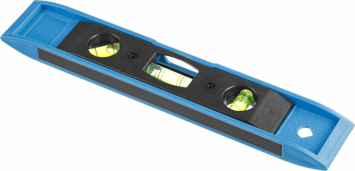 Магнитный пластмассовый уровень СИБИН мини, 230 мм 3453