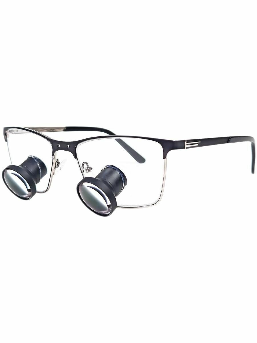 Очки бинокуляры для стоматолога. Увеличение 2.5X. Hakori TTL.