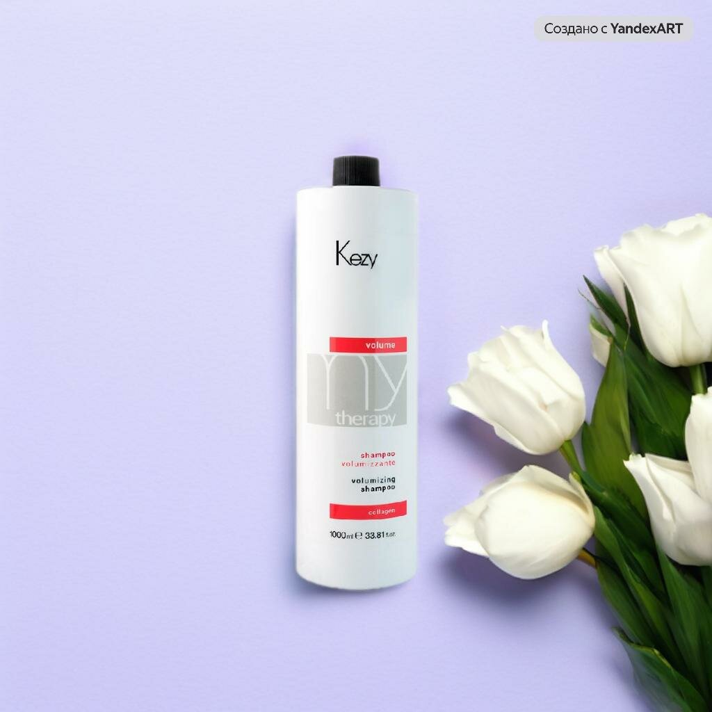 Kezy, Шампунь для придания объема с морским коллагеном My Therapy Volume, 1000 мл