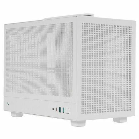 Компьютерный корпус DEEPCOOL CH160 MESH (R-CH160-WHNMI0-G-1) белый - Mini Tower, Mini-ITX, USB 3.2 Gen 2 Type-C