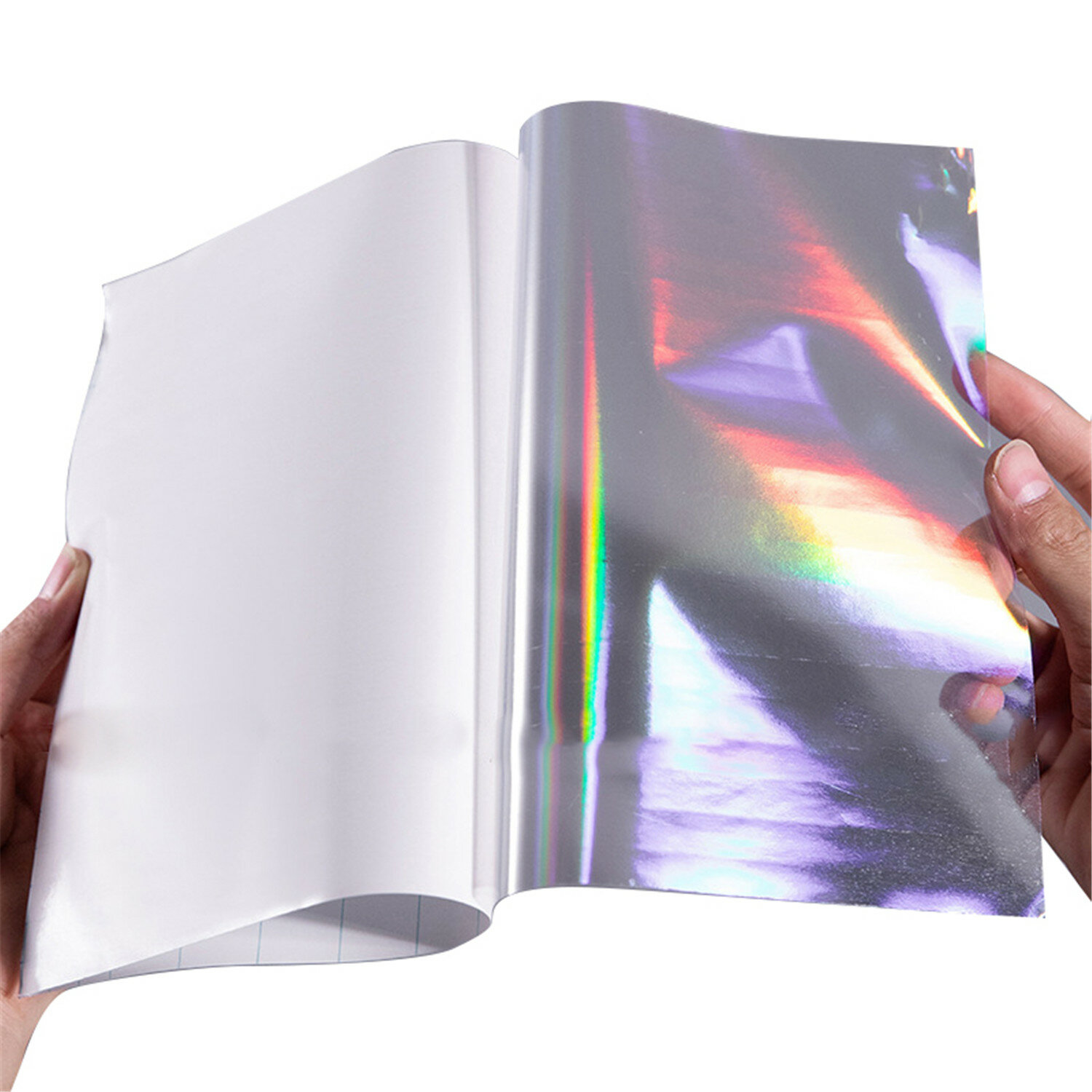 20 Листов Термоуплотнительной Фольги Размера A4 (20.96 X 29.84 см) с Ледяной Ламинировочной Поверхностью, Самоклеющейся, Водонепроницаемой, Стойкой к Царапинам и Не требующей Машины для Укладки