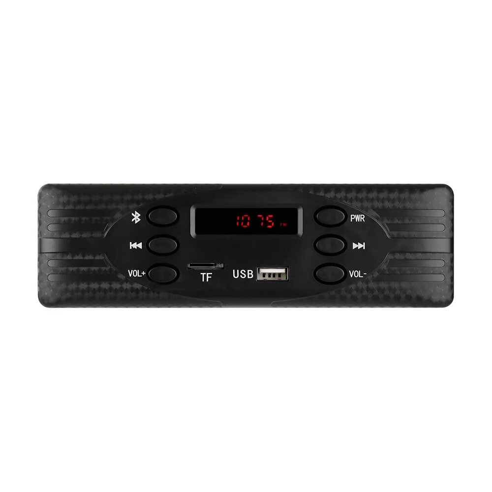 Автомагнитола 1 Din, FM, USB, TF, mp3-плеер, Bluetooth, автомобильная стереомагнитола, мультимедийный дисплей 24 В, автомобильная стереосистема для трехколесного трактора, грузовика, no speakers