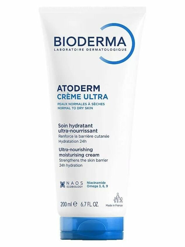 Биодерма Атодерм (Bioderma Atoderm) Крем Ультра, 200 мл