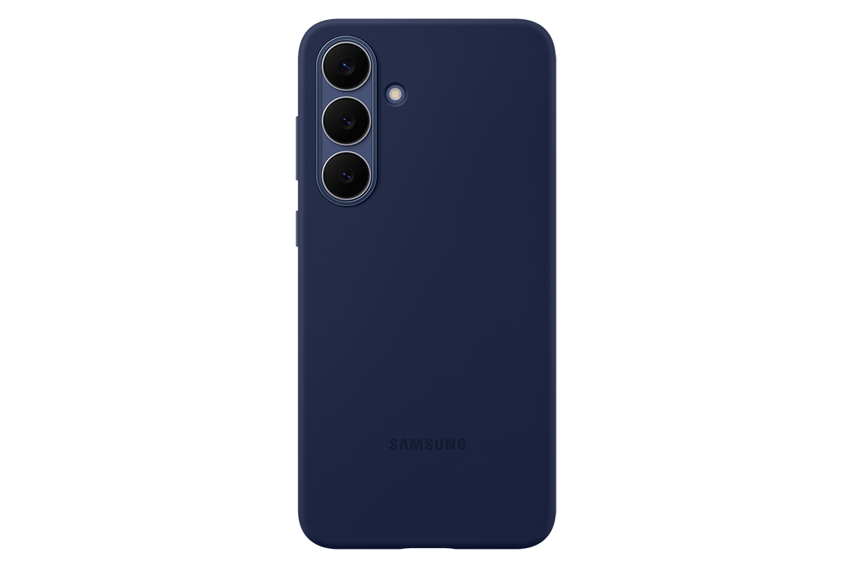 Чехол-накладка Samsung Silicone Case S25 FE, синий