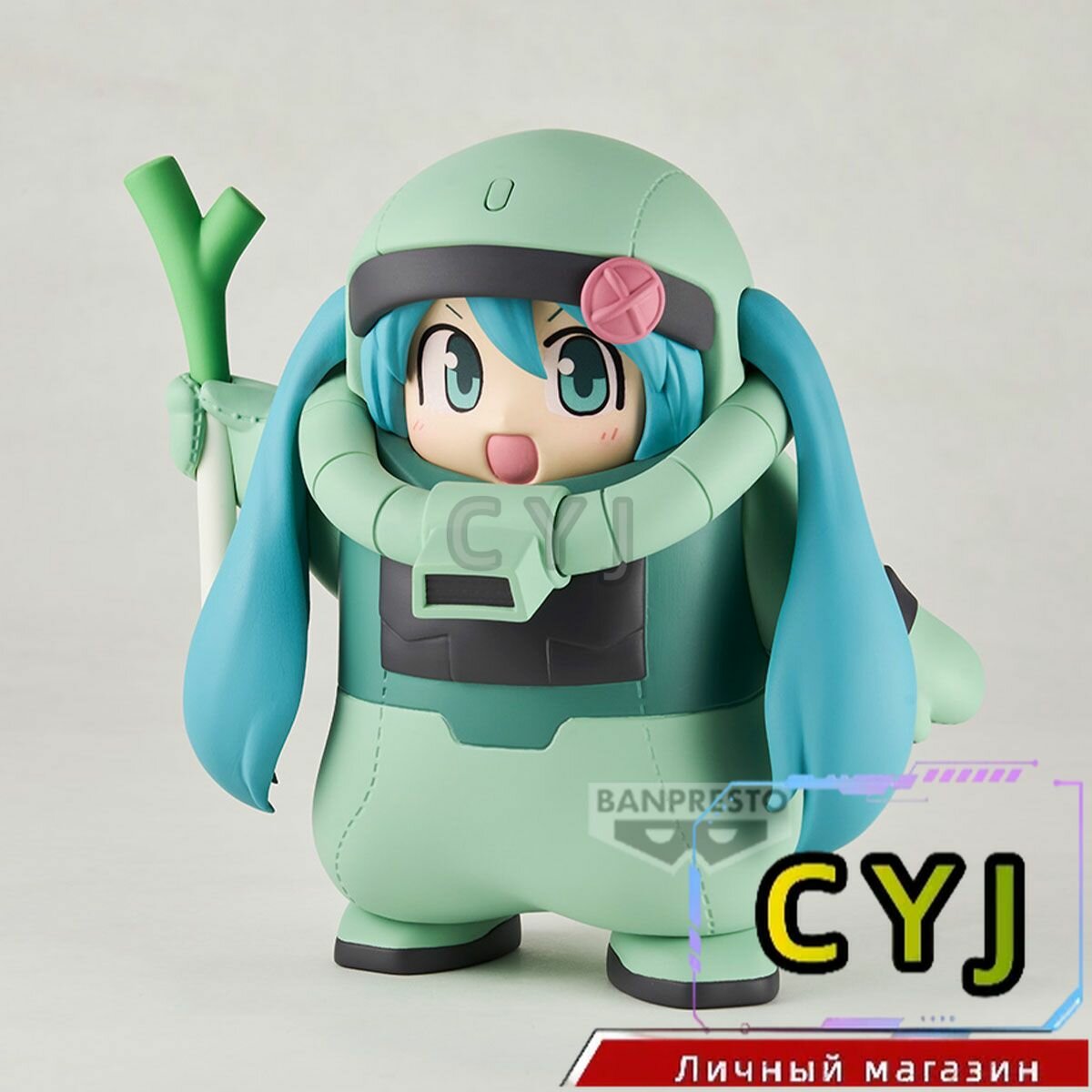 BANPRESTO Аниме Фигура/Gundam 45th Anniversary X Hatsune Miku Figure Zaku Gurumi/CYJ