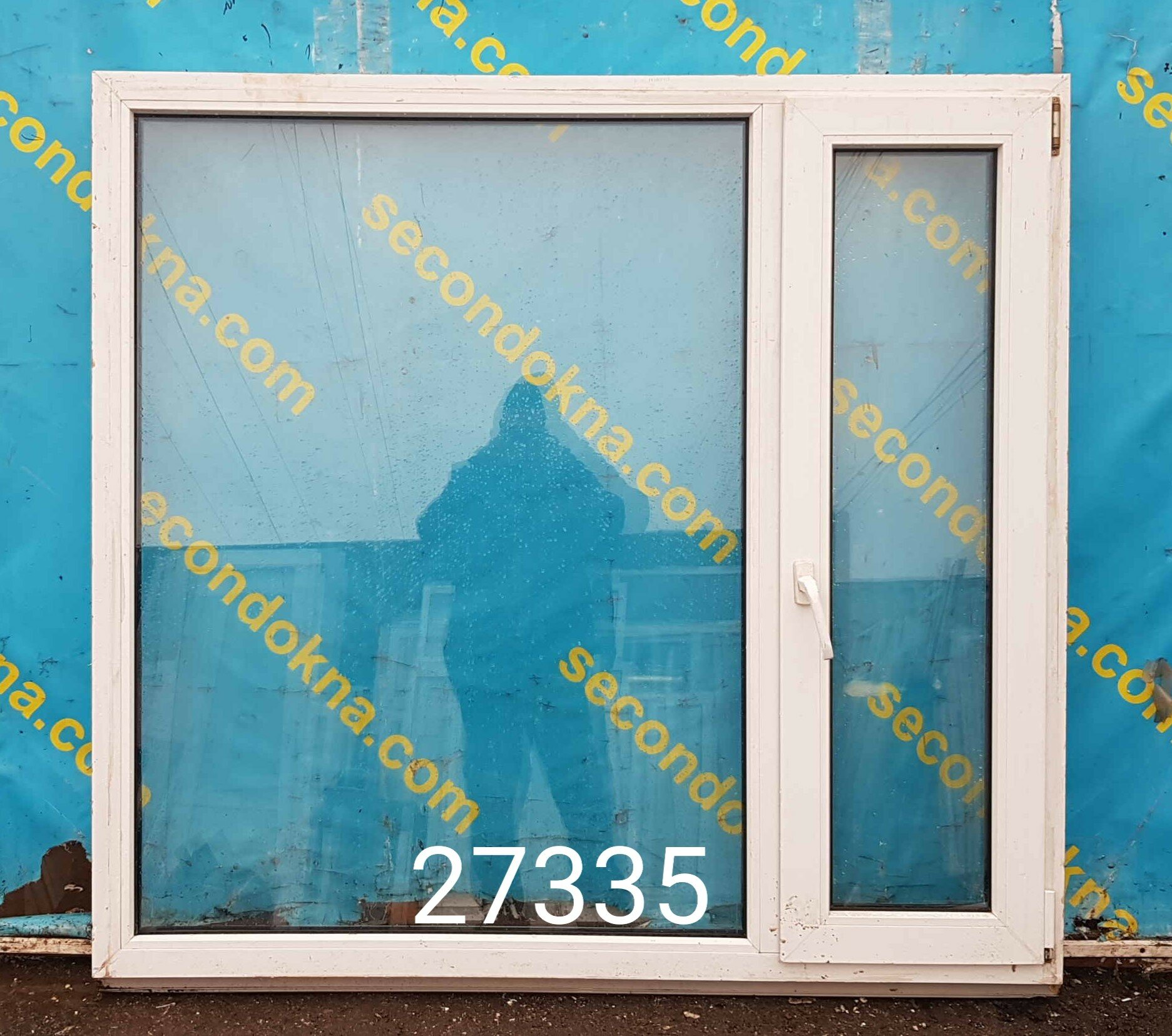 Пластиковое окно Б/У 1400(в)х1500(ш)