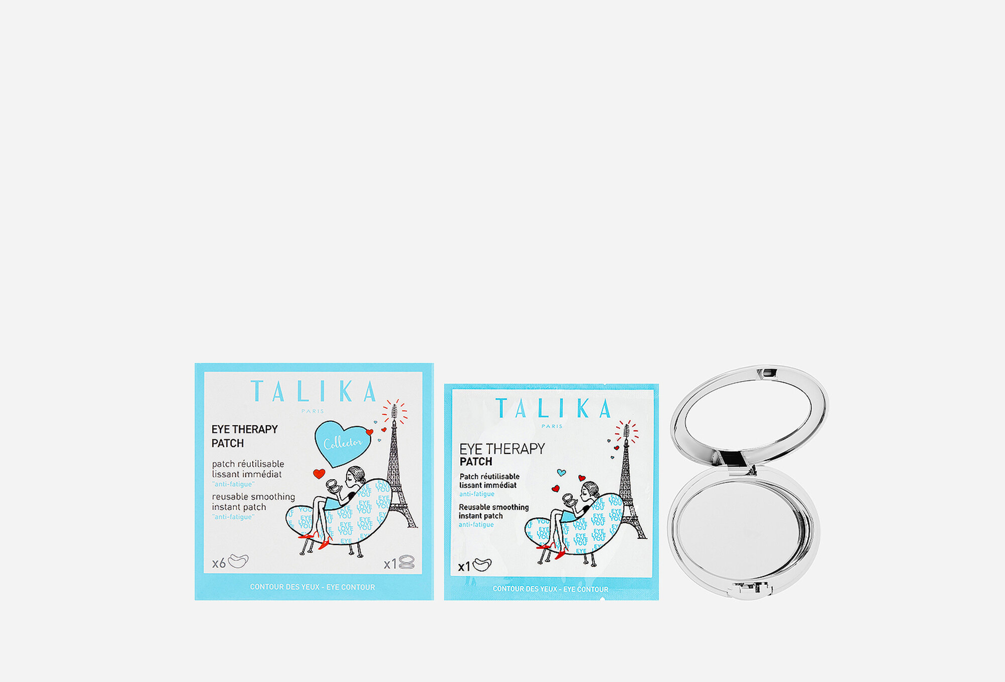 Патчи для кожи вокруг глаз + кейс TALIKA EYE THERAPY PATCH 5 мл