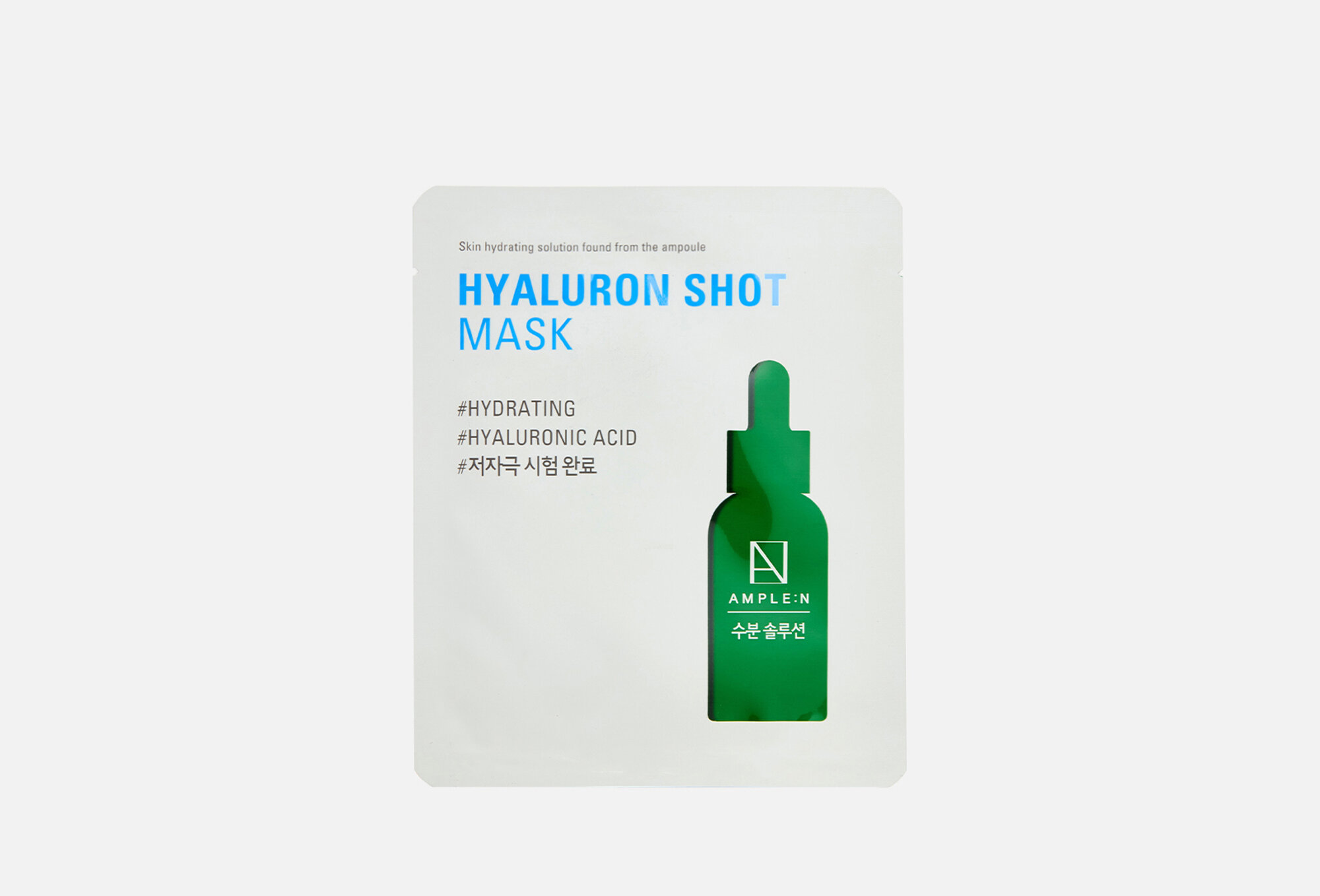 Увлажняющая маска С гиалуроновой кислотой AMPLE: N HYALURON SHOT MASK 25 мл