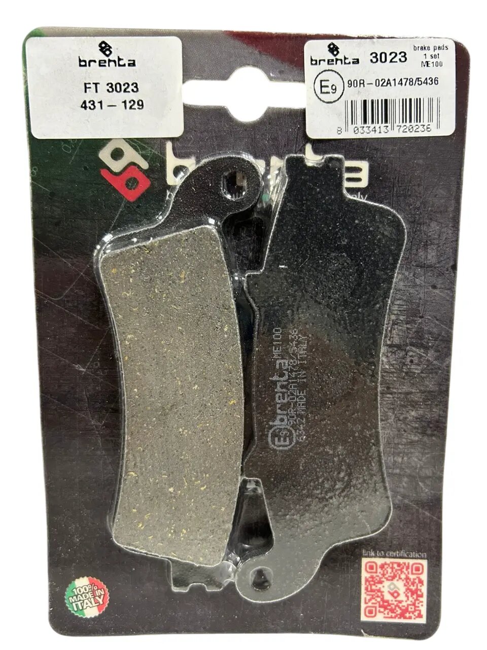 Тормозные колодки Brenta BR3023 (FT3023)