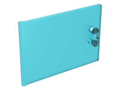 Container, Cupboard 2 x 3 x 2 Door, 4533 Trans-Light Blue U