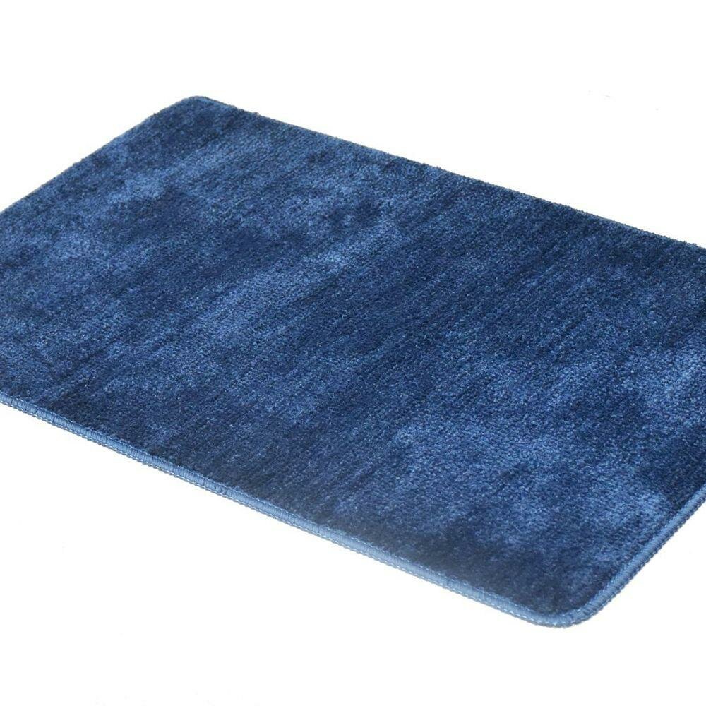 Коврик для ванной комнаты Swensa Presto 50x80 см цвет темно-синий
