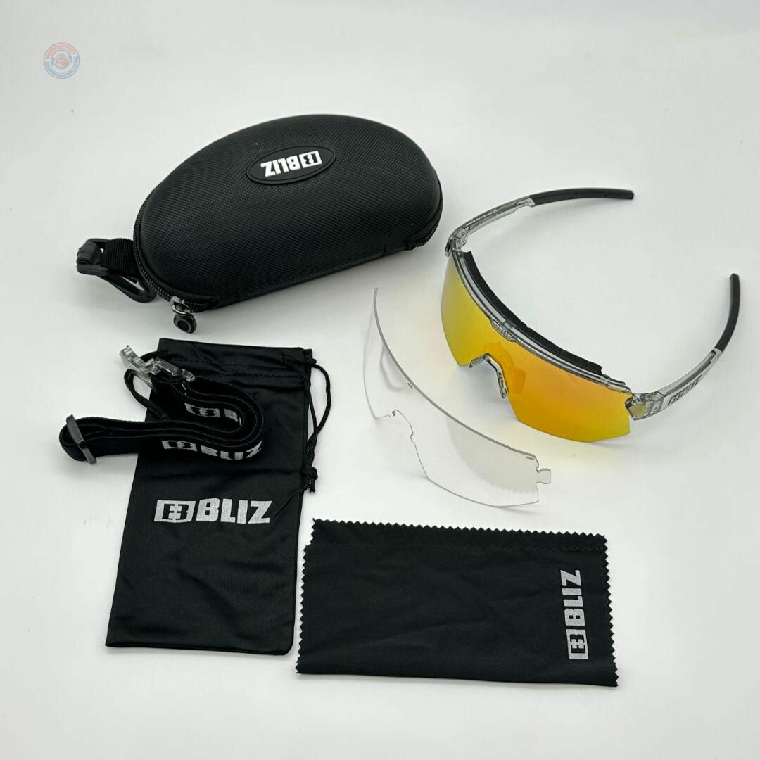 Спортивные очки Bliz Fusion 2 для велоспорта и активного отдыха с поляризацией UV400 и защитой от ультрафиолета