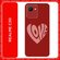 Чехол на Realme C30 / Реалми C30 с принтом "Love heart 1 - 14 февраля"