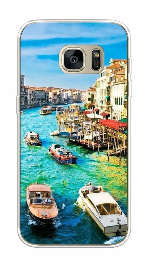 Чехол на Samsung Galaxy S7 / Самсунг Галакси С 7 с принтом "Каналы Венеции"