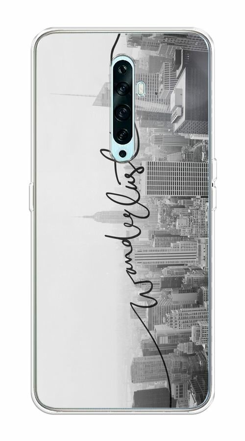Чехол на Oppo Reno 2Z / Оппо Рено 2Z с принтом "Черно город"