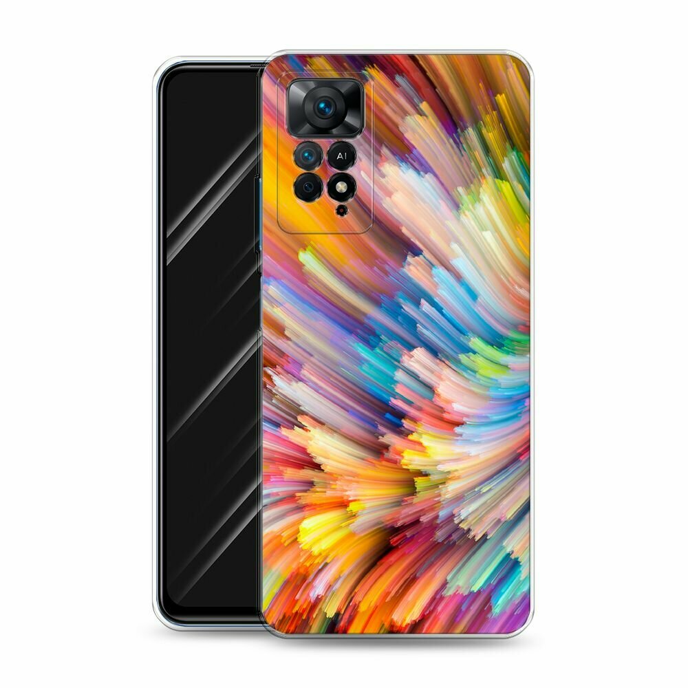 Чехол на Xiaomi Redmi Note 11E Pro / Сяоми Редми Нот 11E Pro Про с принтом Абстракция 4 — фото 1
